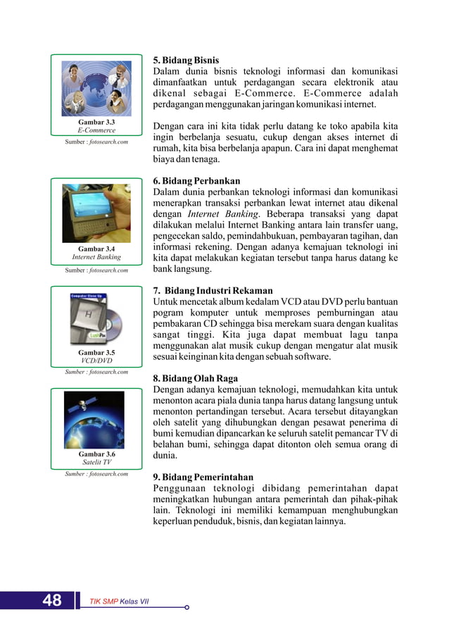 Tik kelas 7. bab 3. peran dan dampak tik | PDF