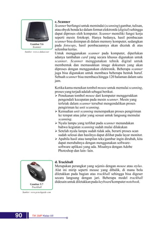 Tik kelas 7. bab 5. perangkat keras (hardware) komputer | PDF