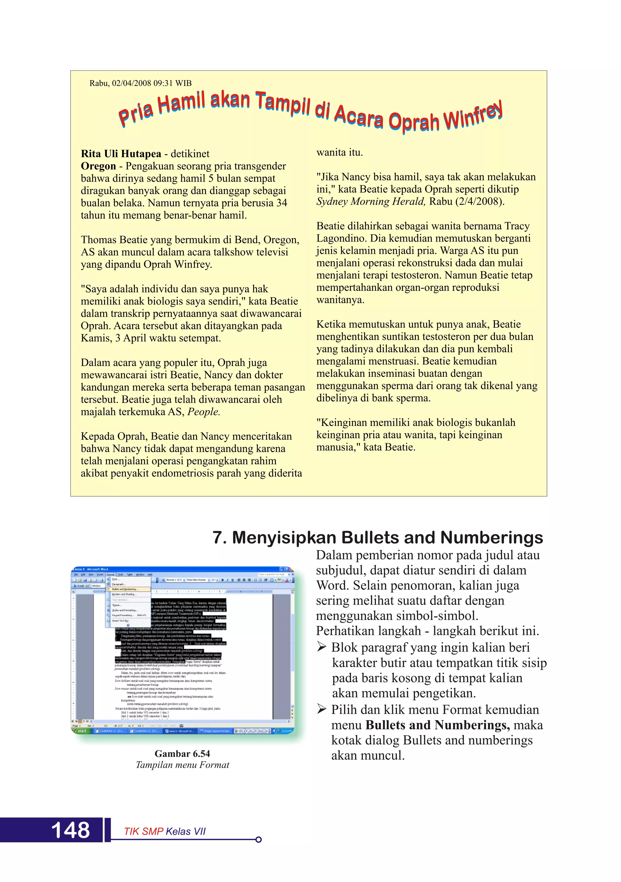 Tik kelas 7. bab 6. perangkat lunak (software) komputer | PDF