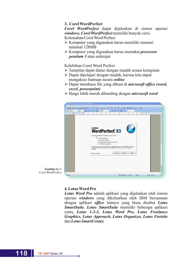 Tik kelas 7. bab 6. perangkat lunak (software) komputer | PDF