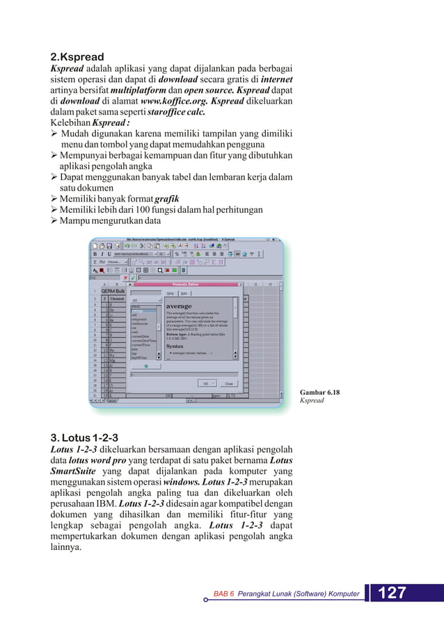 Tik kelas 7. bab 6. perangkat lunak (software) komputer | PDF