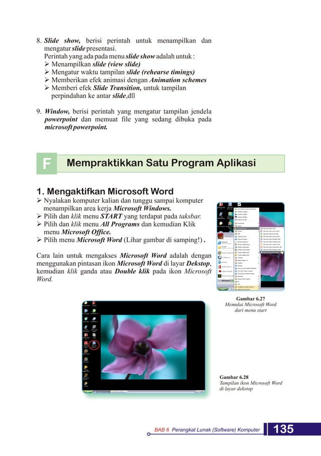 Tik kelas 7. bab 6. perangkat lunak (software) komputer | PDF