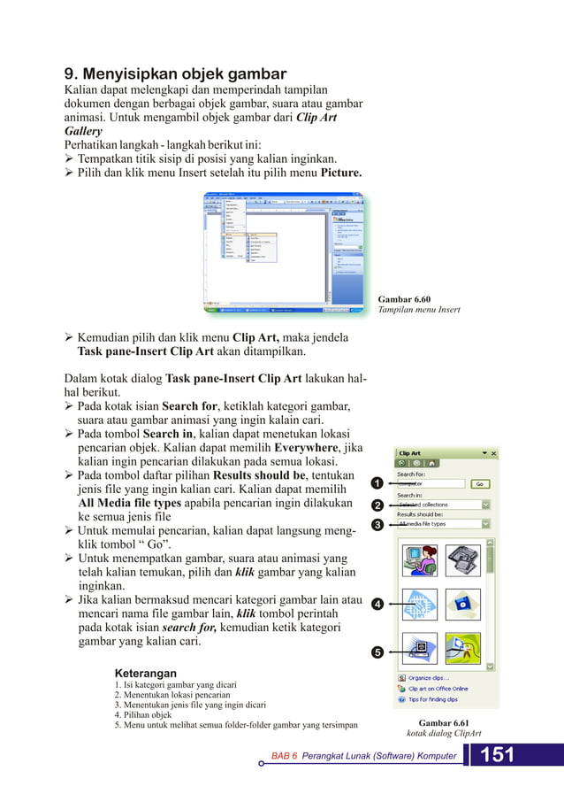 Tik kelas 7. bab 6. perangkat lunak (software) komputer | PDF
