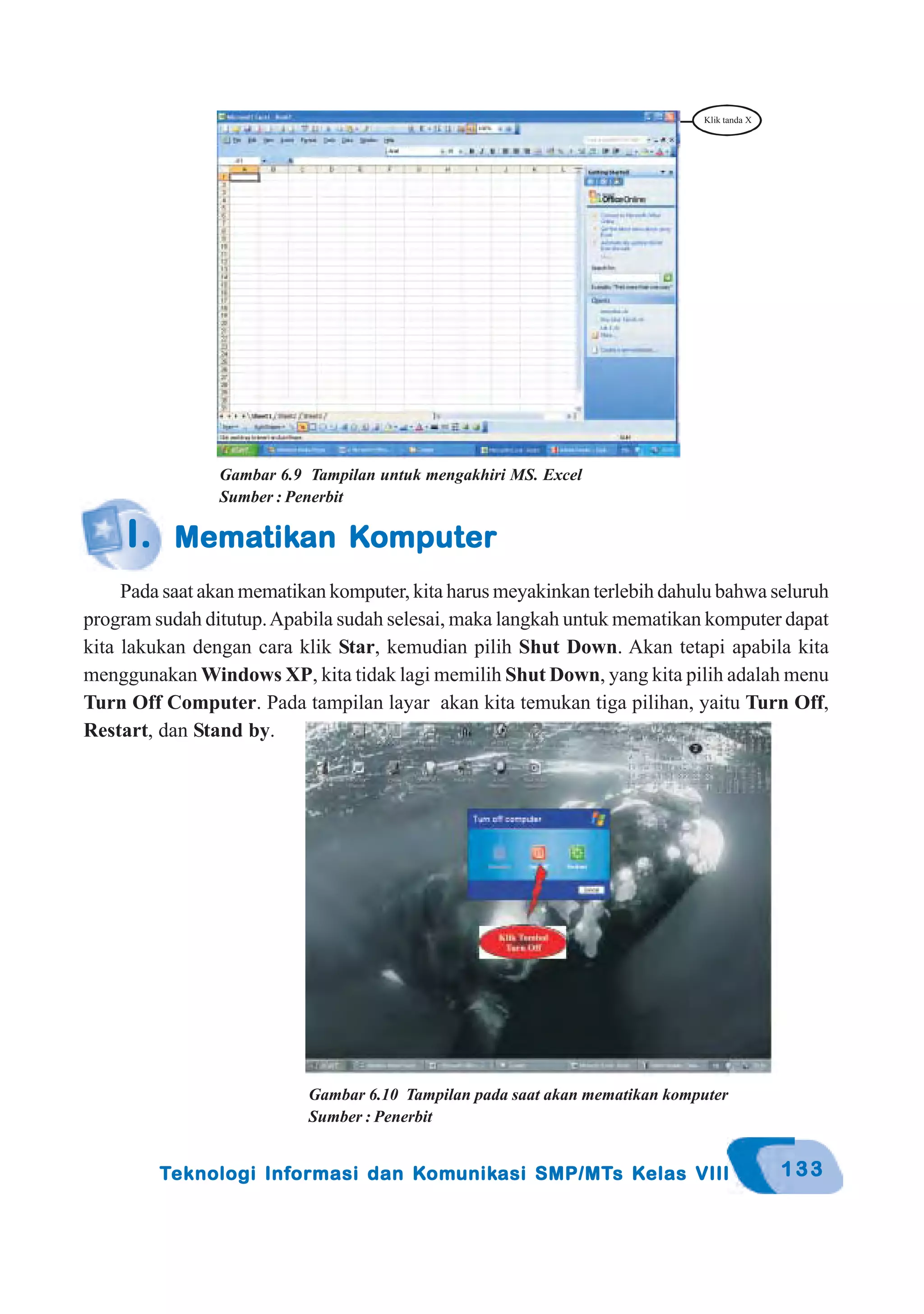 Tik kelas 8. bab 6. penggunaan menu dan ikon pada perangkat lunak pengolah angka 2 | PDF