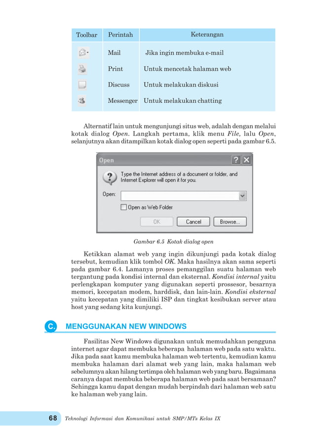 Tik kelas 9. bab 6. web browser | PDF