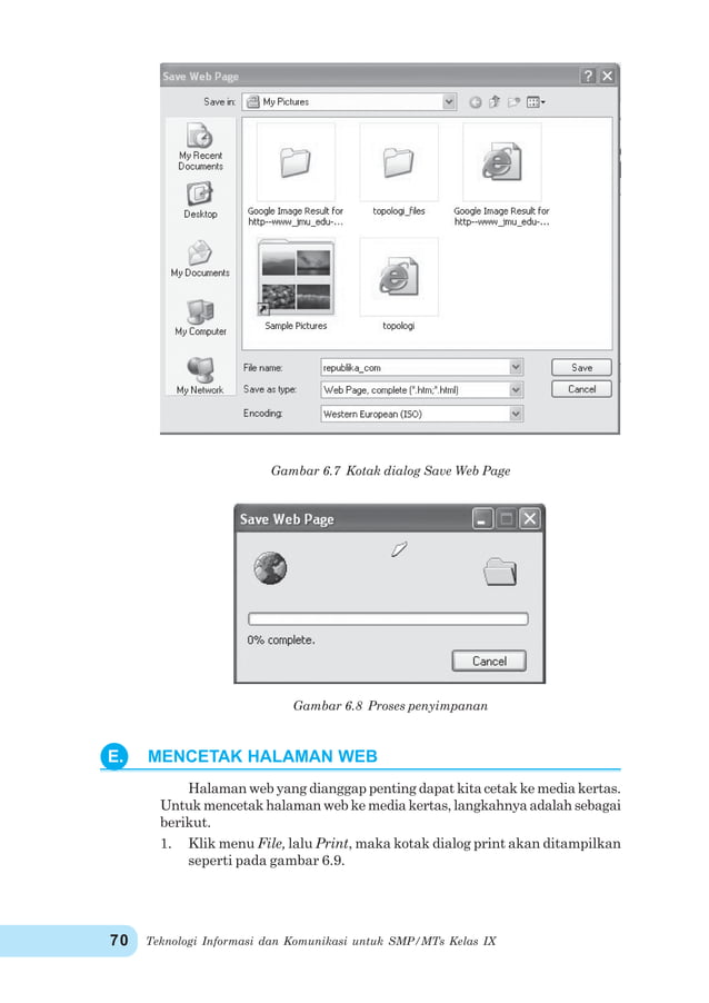 Tik kelas 9. bab 6. web browser | PDF