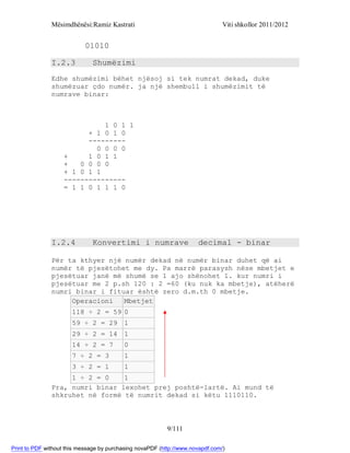 Tik klasa 12 viti shkollor 2011 | PDF