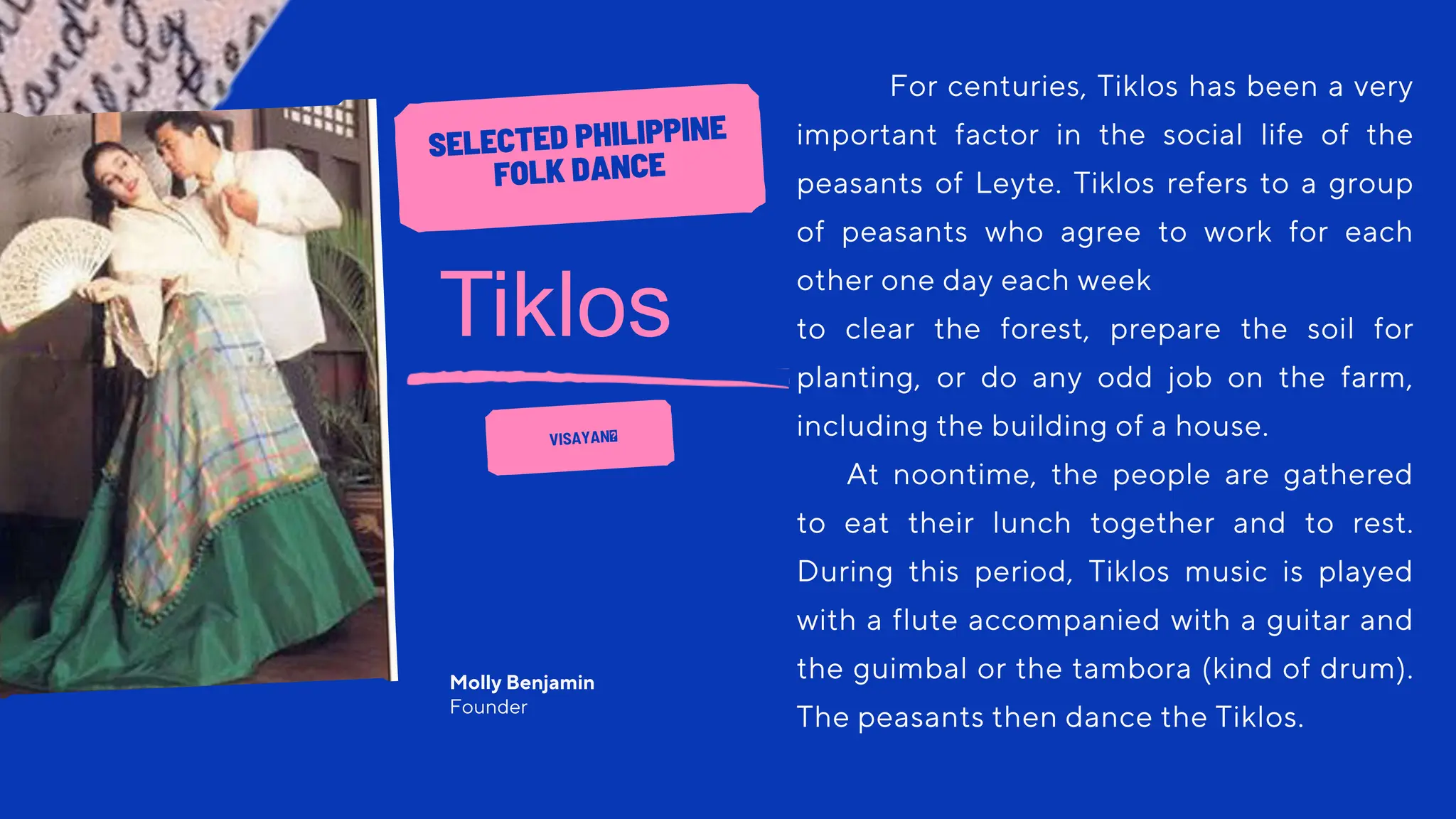 Tiklos, one of the example folkdance in the philippines | PPTX