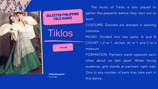 Tiklos, one of the example folkdance in the philippines | PPTX