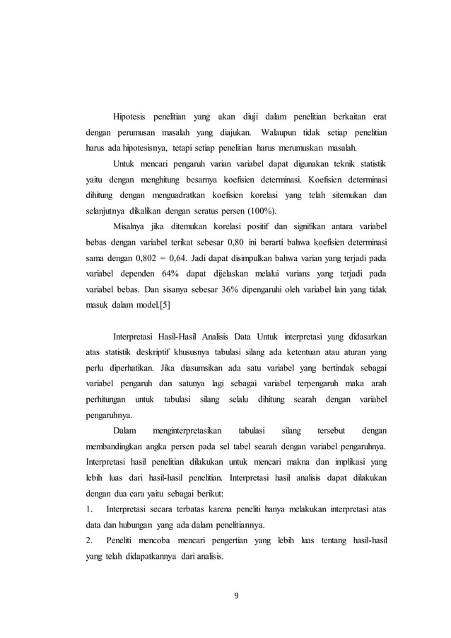 makalah metode analisis | DOCX