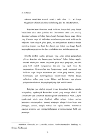 Konsep Dasar Retorika | DOC