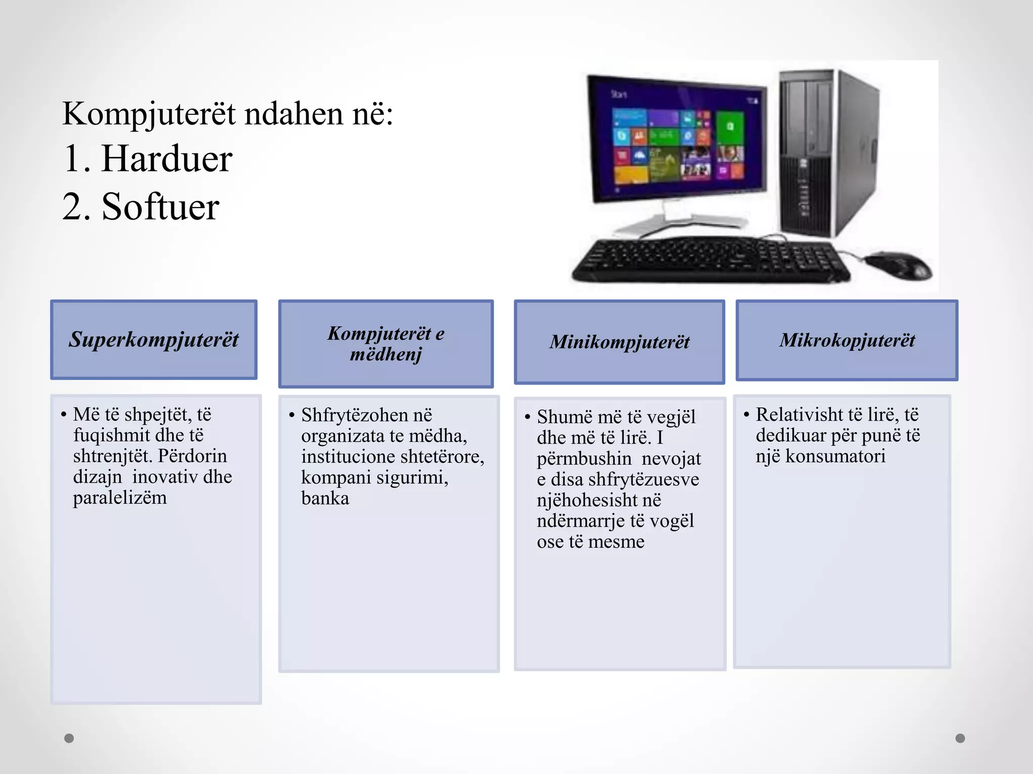 Kompjuteri, njesite hyrese dhe dalese | PDF