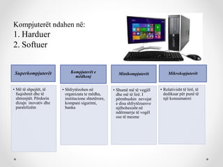 Kompjuteri, njesite hyrese dhe dalese | PDF