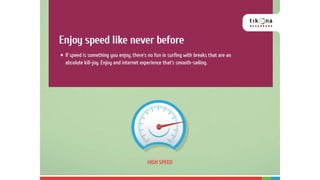 Tikona Broadband's New '10 Mbps' Plan | PPTX