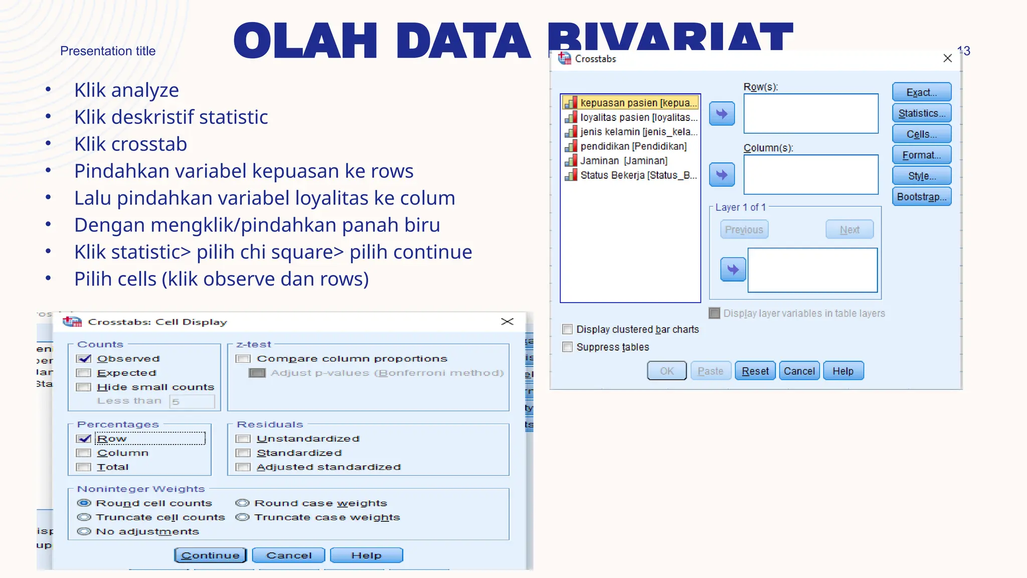 TIK Pertemuan ke 7 SPSS - bivariat.pptx