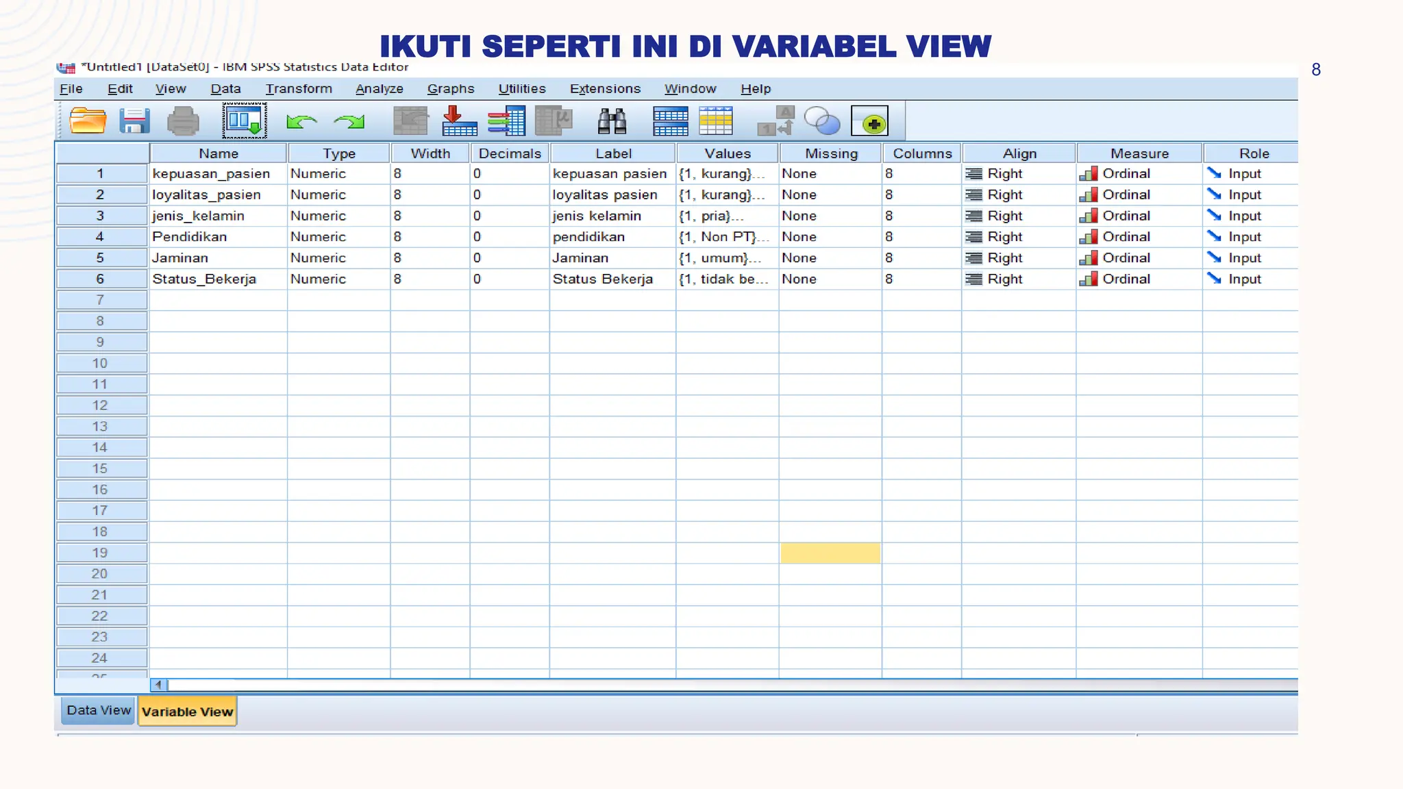 TIK Pertemuan ke 7 SPSS - bivariat.pptx