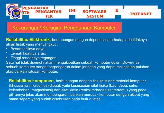 TIK PRESENTASI MENGENAL KOMPUTER DI ERA DIGITAL | PPTX