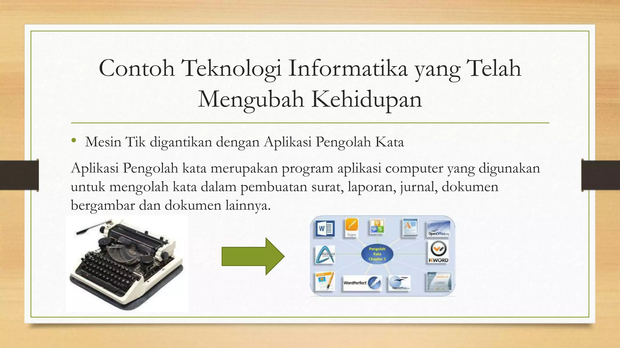 Teknologi Informatika yang Merubah Kehidupan | PDF