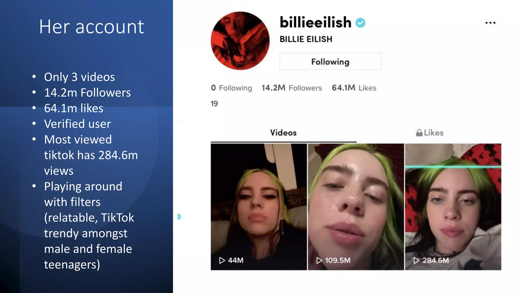 Tik tok billie eilish comments loops media scope vids | PPT