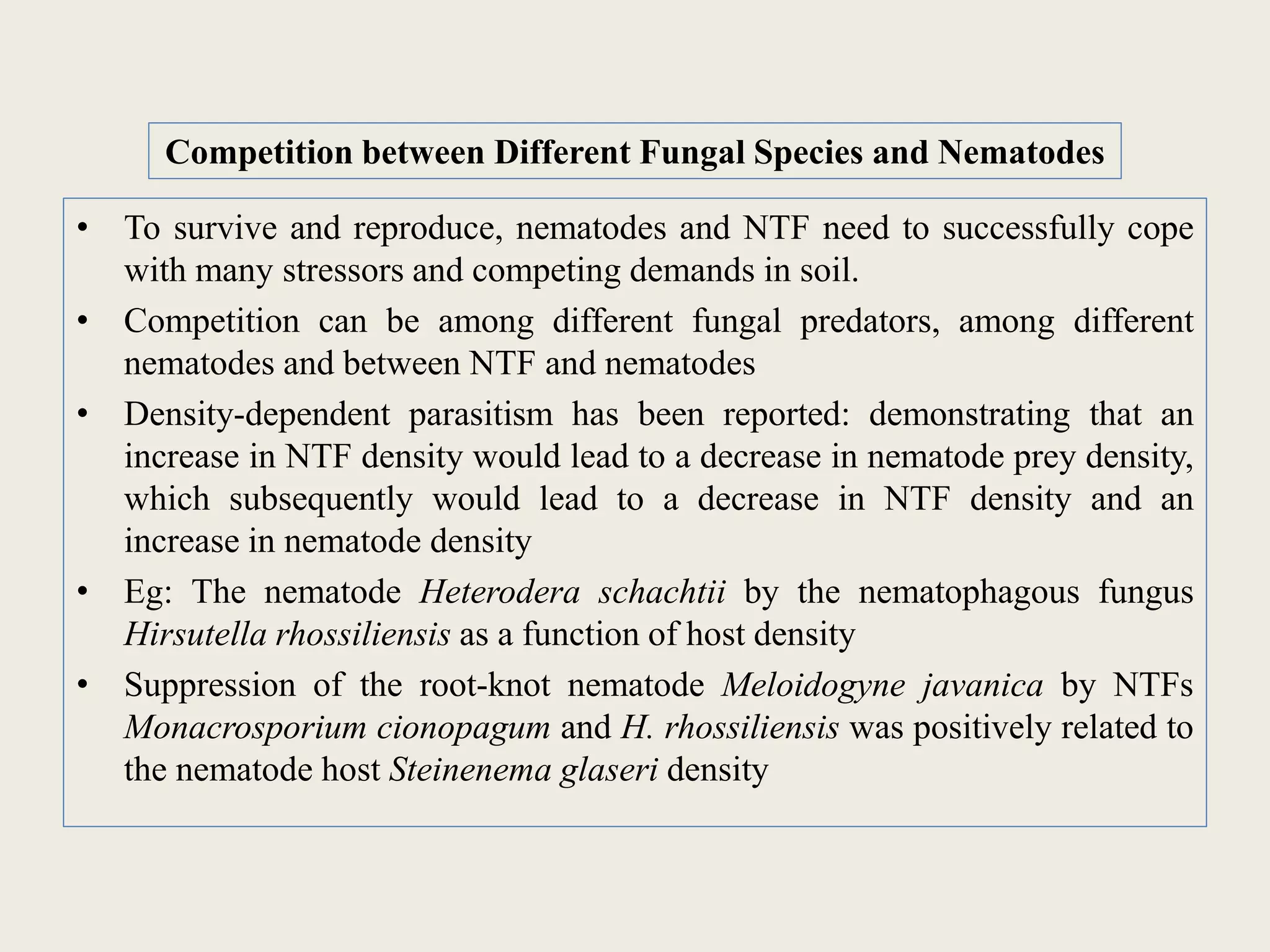 Fungi-Nematode Interaction: Diversity, Ecology and Bio-control Prospects in Agriculture | PPTX