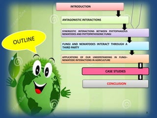 Fungi-Nematode Interaction: Diversity, Ecology and Bio-control Prospects in Agriculture | PPTX