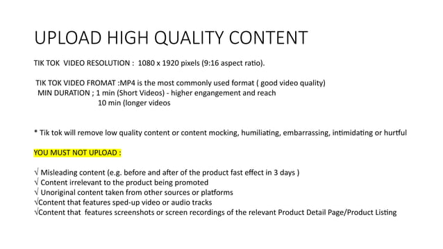 tik tok community guidelines TRANSFER.pptx | Skin and Dermatology ...