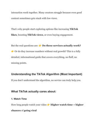 Tiktok Growth Services Are They Worth It Honest Review Case Study Pdf