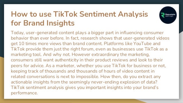 Tik tok social listening | PPTX