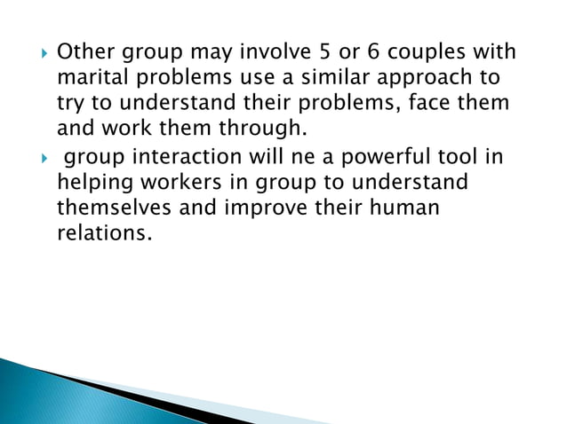 Industrial Social work practices - working with individuals and group ...