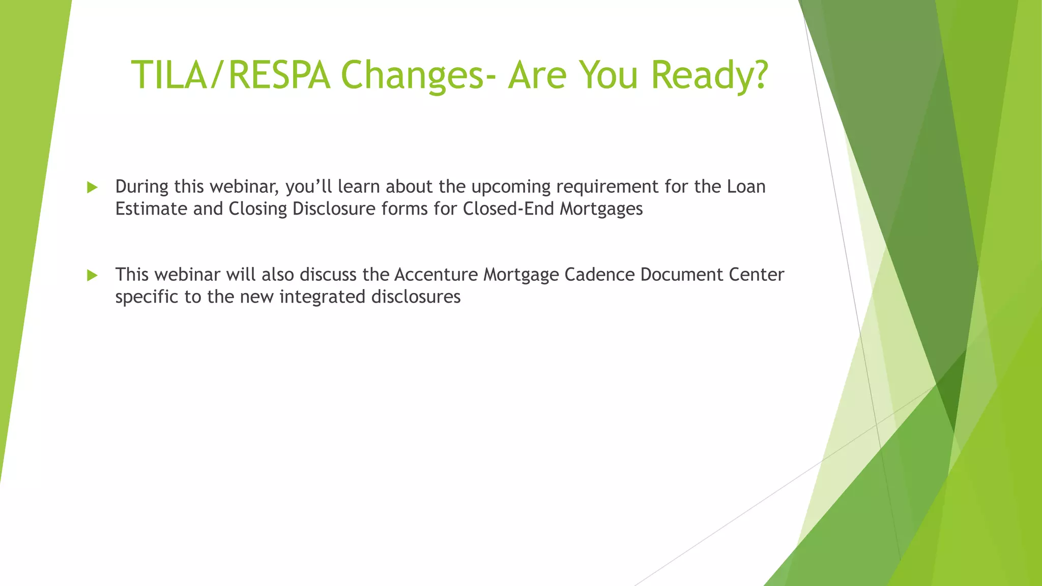 Tila/Respa Changes | PPT