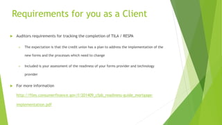 Tila/Respa Changes | PPT