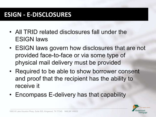 TILA-RESPA Integrated Disclosure Rule | PPT