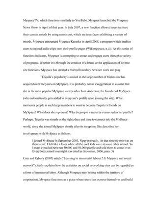 Tila Tequila Brand Docx | DOC | Social Networking | Internet