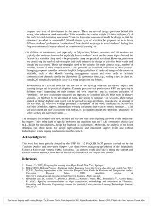 Learning design twofold strategies for teacher-led inquiry and student ...