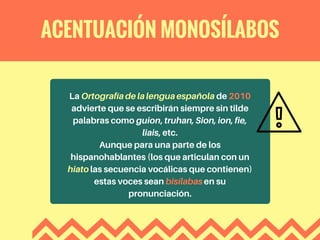 Acentuación mayúsculas y monosílabos | PDF
