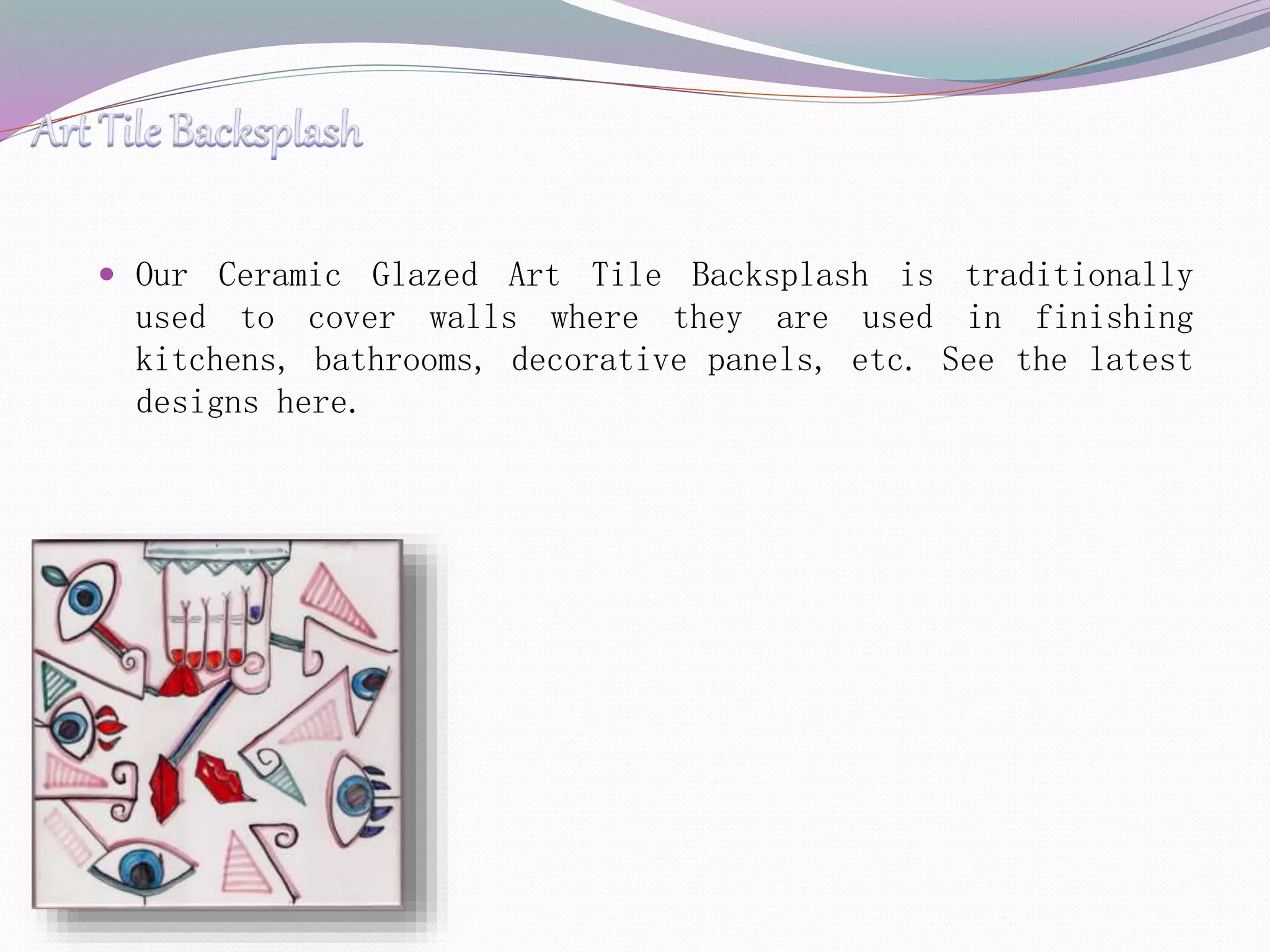 Tile art ceramic | PPT