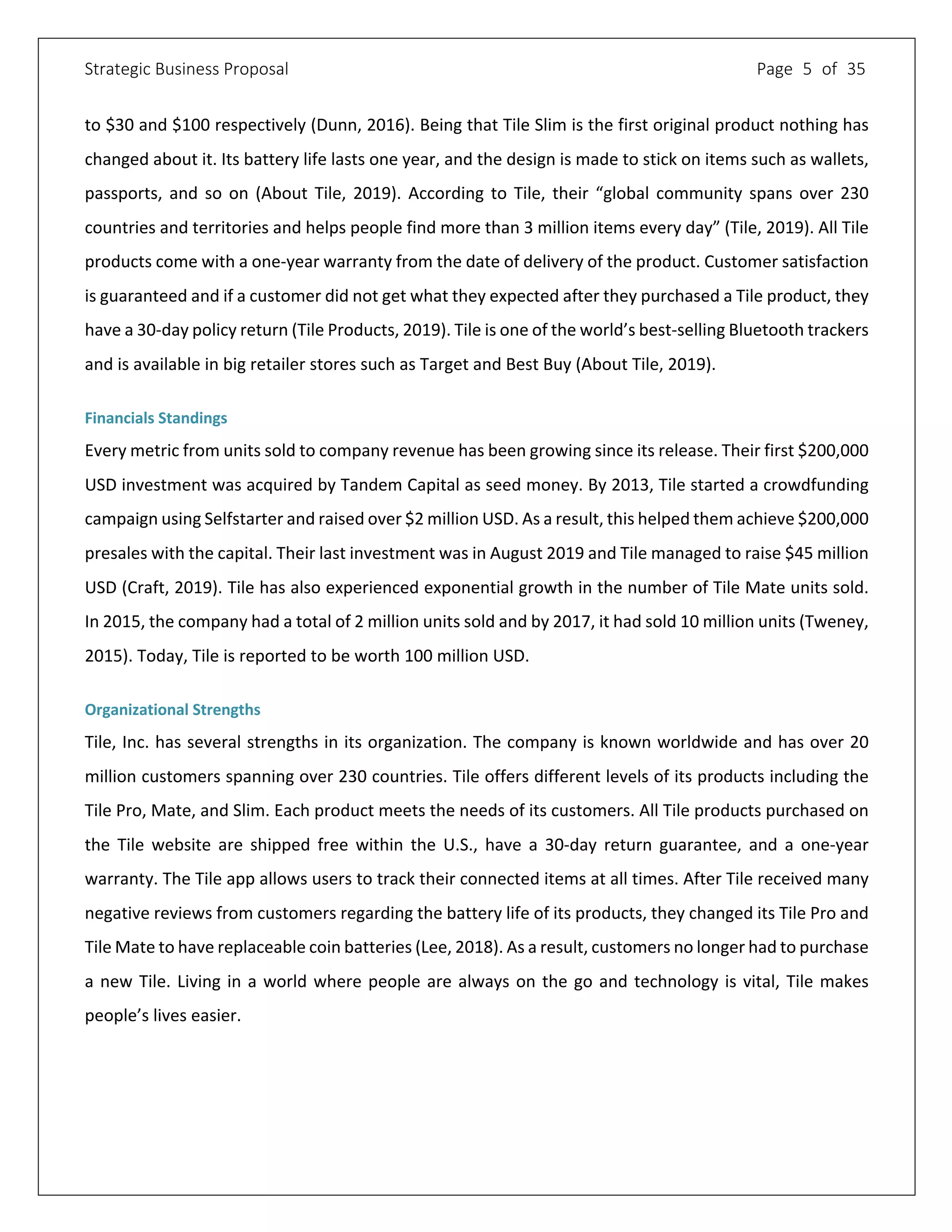 Tile Business Proposal | PDF