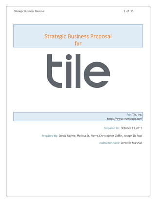 Tile Business Proposal | PDF
