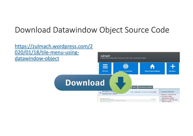 #PowerBuilder #tile #menu using #Datawindow | PPT