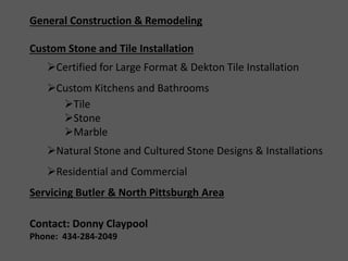 Tile presentation | PPTX