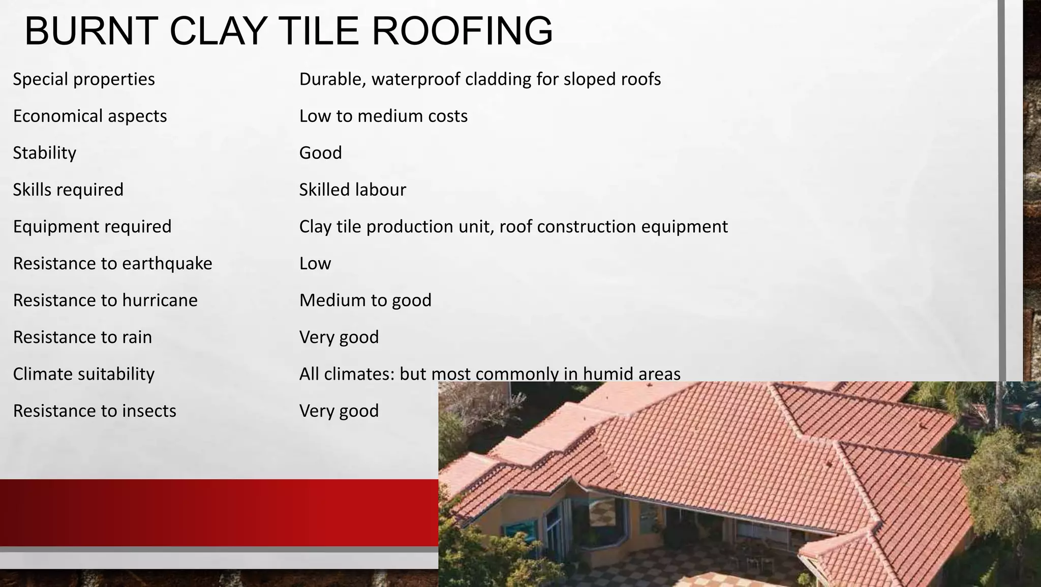 Tile Roofing- Materials and Techniques | PPTX
