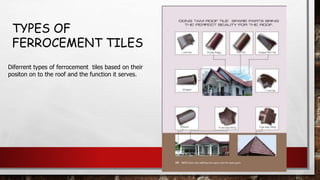 Tile Roofing- Materials and Techniques | PPTX