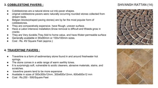 Tiles and pavers outdoors | PPTX