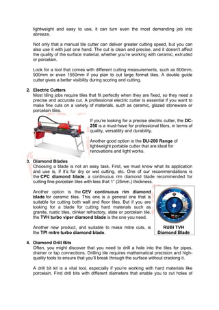 TILE SETTING NC II | PDF