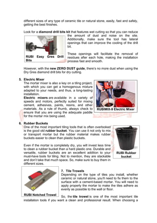 TILE SETTING NC II | PDF