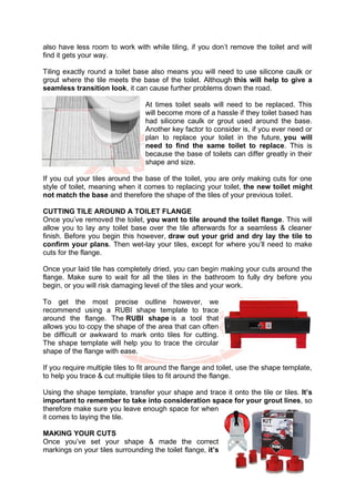 TILE SETTING NC II | PDF