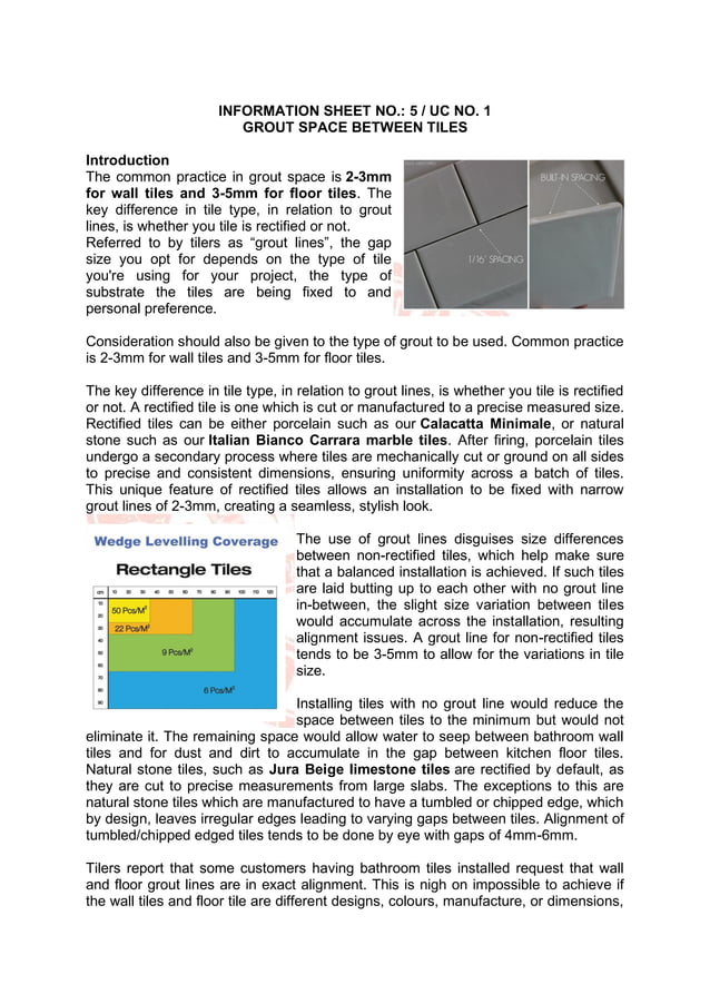TILE SETTING NC II | PDF