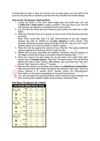 TILE SETTING NC II | PDF