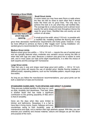 TILE SETTING NC II | PDF