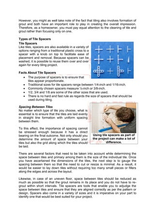 TILE SETTING NC II | PDF